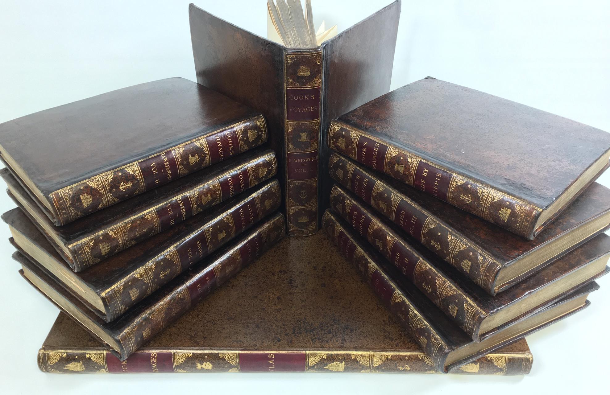 THE THREE VOYAGES OF CAPTAIN JAMES COOK. by COOK, Capt. James: Near ...