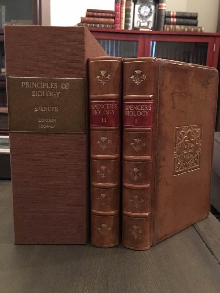 Principles of Biology (two volumes) by Herbert Spencer: Very Good ...