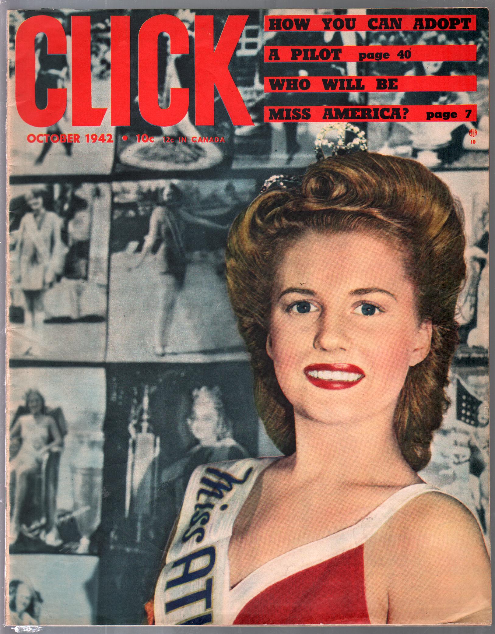 Click 10/1942--cheesecake-exploitation-Miss America-Hitler-Lou Gehrig ...