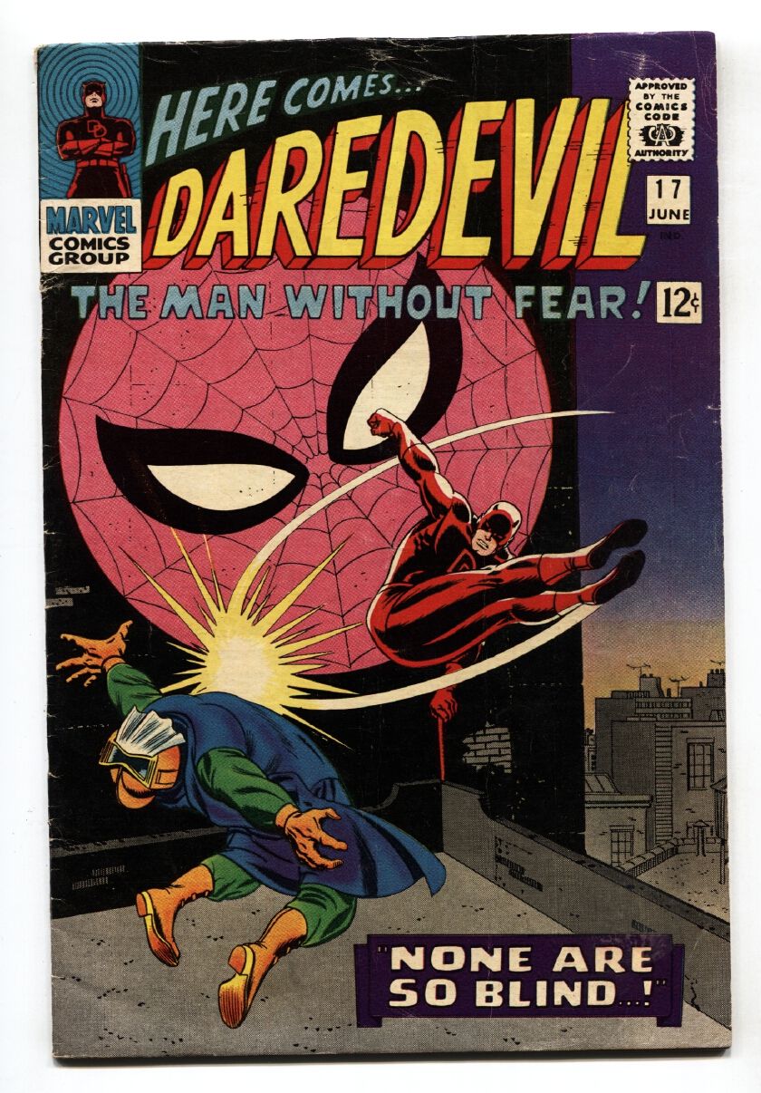 Daredevil #17 1966 Marvel Spider-man Crossover Issue VG+: (1966) Comic ...