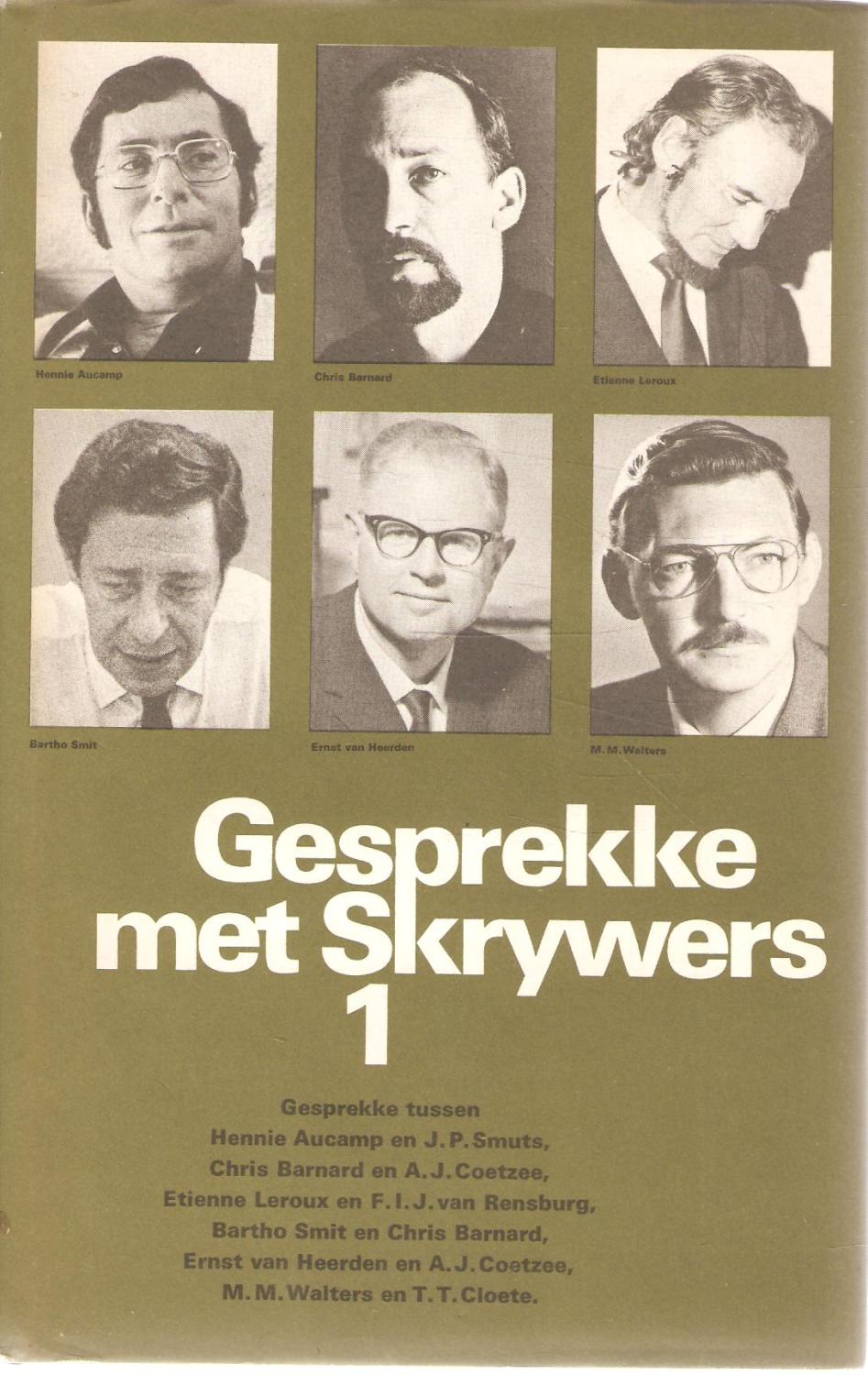 Gesprekke met Skrywers 1: Near Fine Hardcover (1971) 1st Edition ...