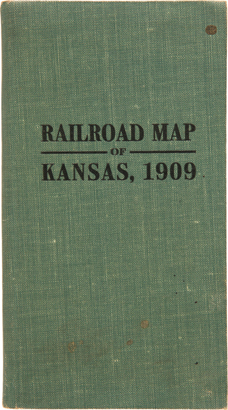 RAILROAD MAP OF KANSAS - 1909 by [Kansas]: (1909) | William Reese Company