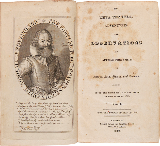 THE TRUE TRAVELS, ADVENTURES AND OBSERVATIONS OF CAPTAINE JOHN SMITH IN ...