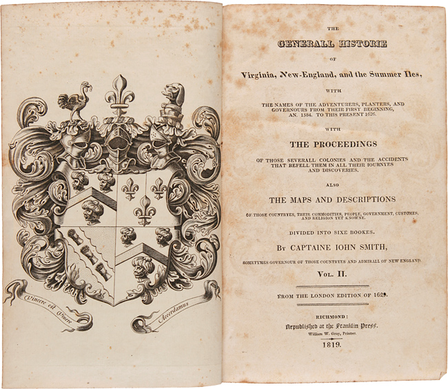 THE TRUE TRAVELS, ADVENTURES AND OBSERVATIONS OF CAPTAINE JOHN SMITH IN ...