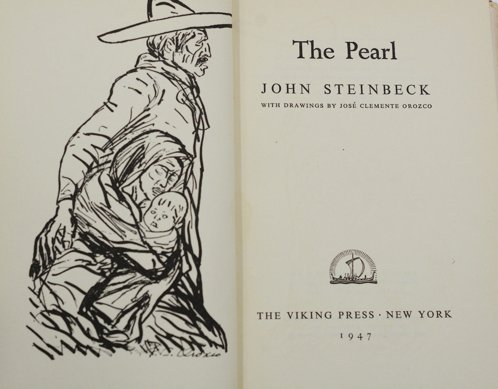The Pearl by Steinbeck, John; Jose Clemente Orozco [Illustrations ...