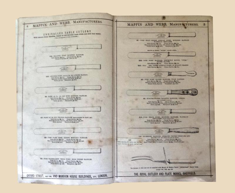 MAPPIN & WEBB'S [ILLUSTRATED CATALOGUE OF THEIR MANUFACTURES MAPPIN & WEBB'S [ILLUSTRATED CATALOGUE OF THEIR MANUFACTURES