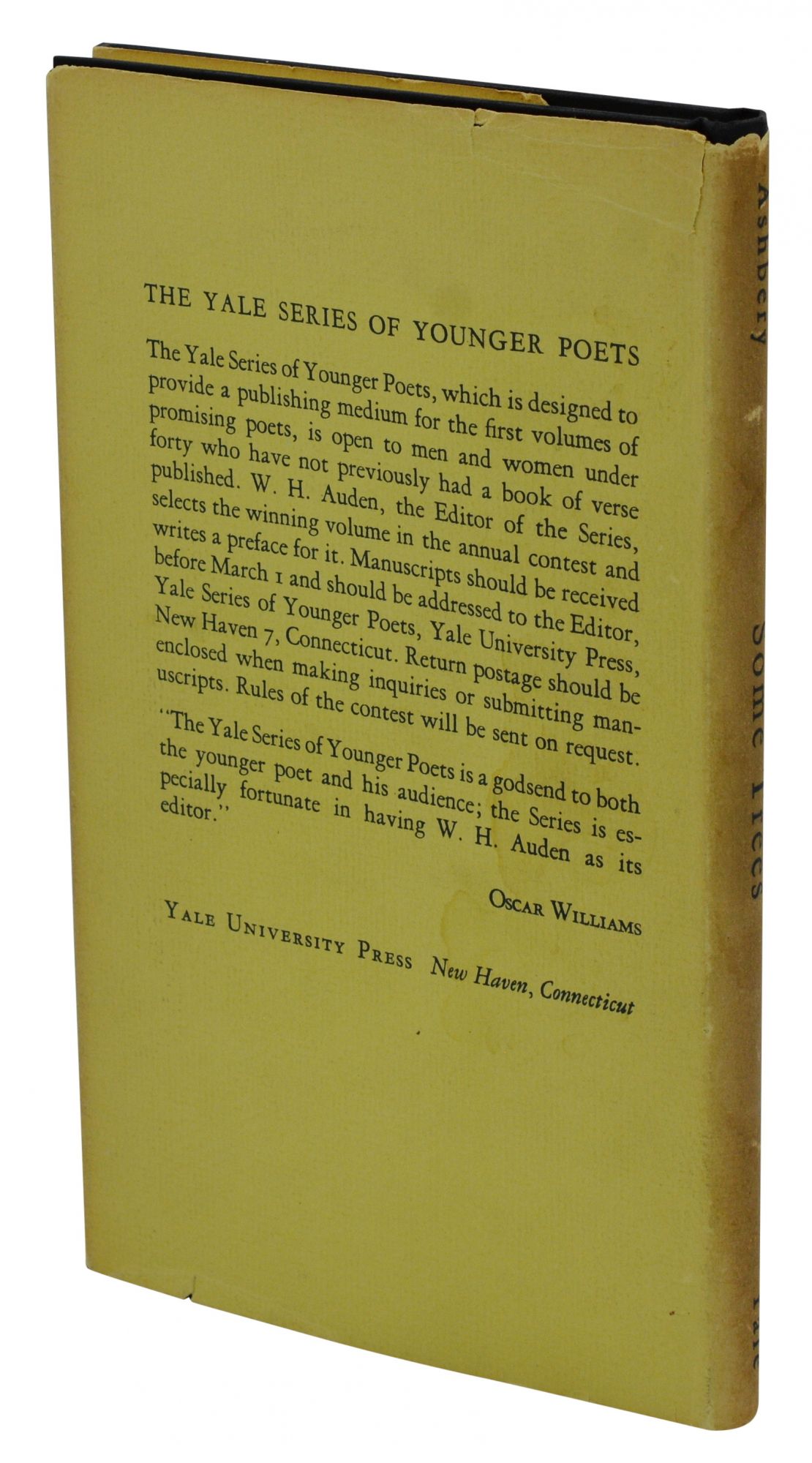 Some Trees by Ashbery, John: Near Fine (1956) First Edition., Signed by ...