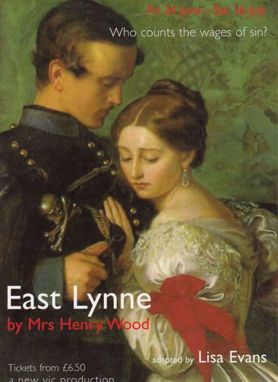 East Lynne Mrs Henry Wood Play New Vic Theatre Gala Poster Postcard