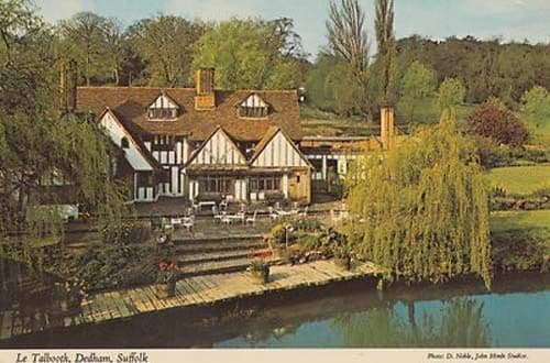 Dedham The Talbooth Essex Old Restaurant 1970s Postcard: Manuscript ...