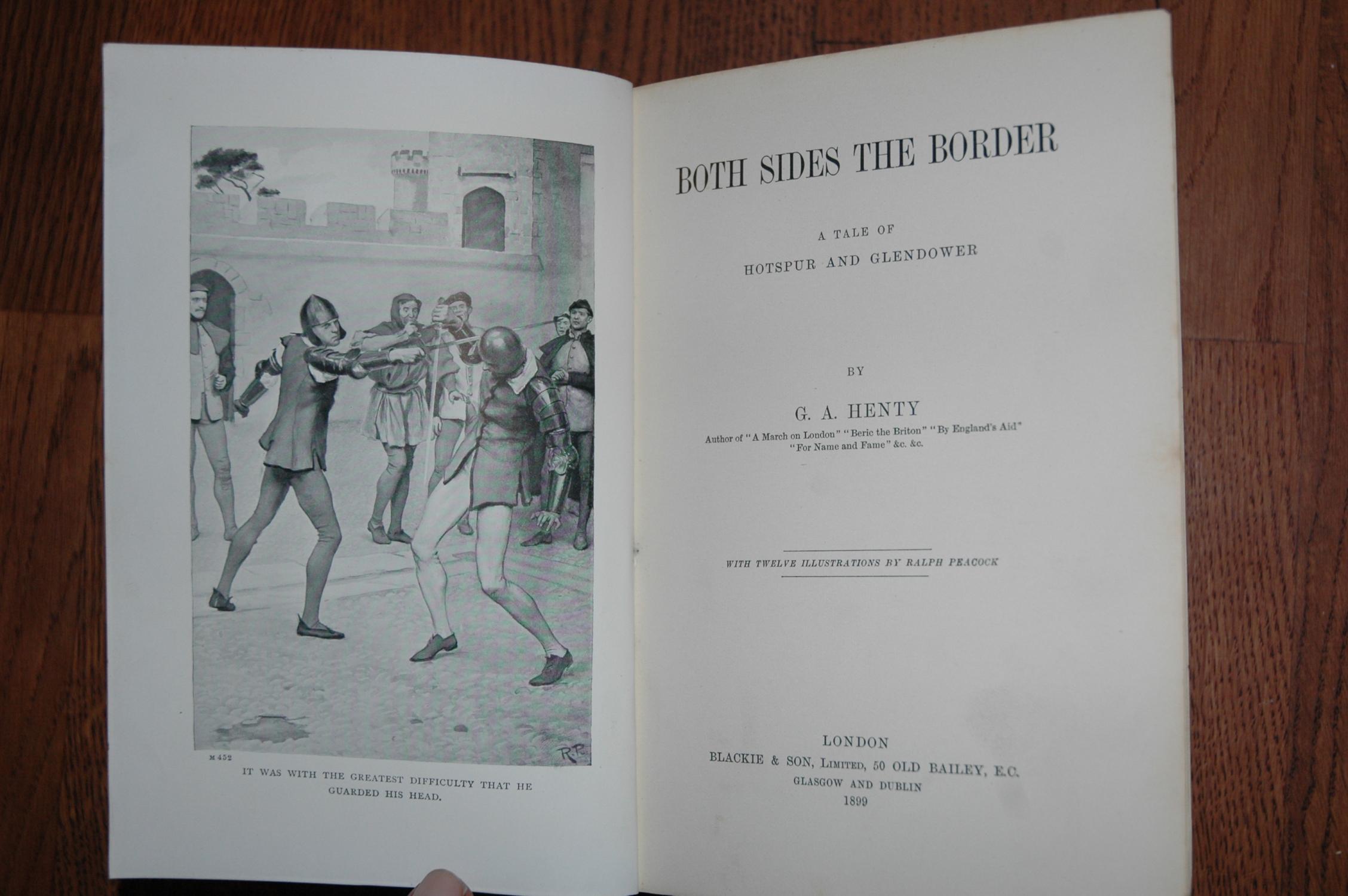 Both Sides the Border by G A Henty: Very Good Hardcover (1899) 1st ...