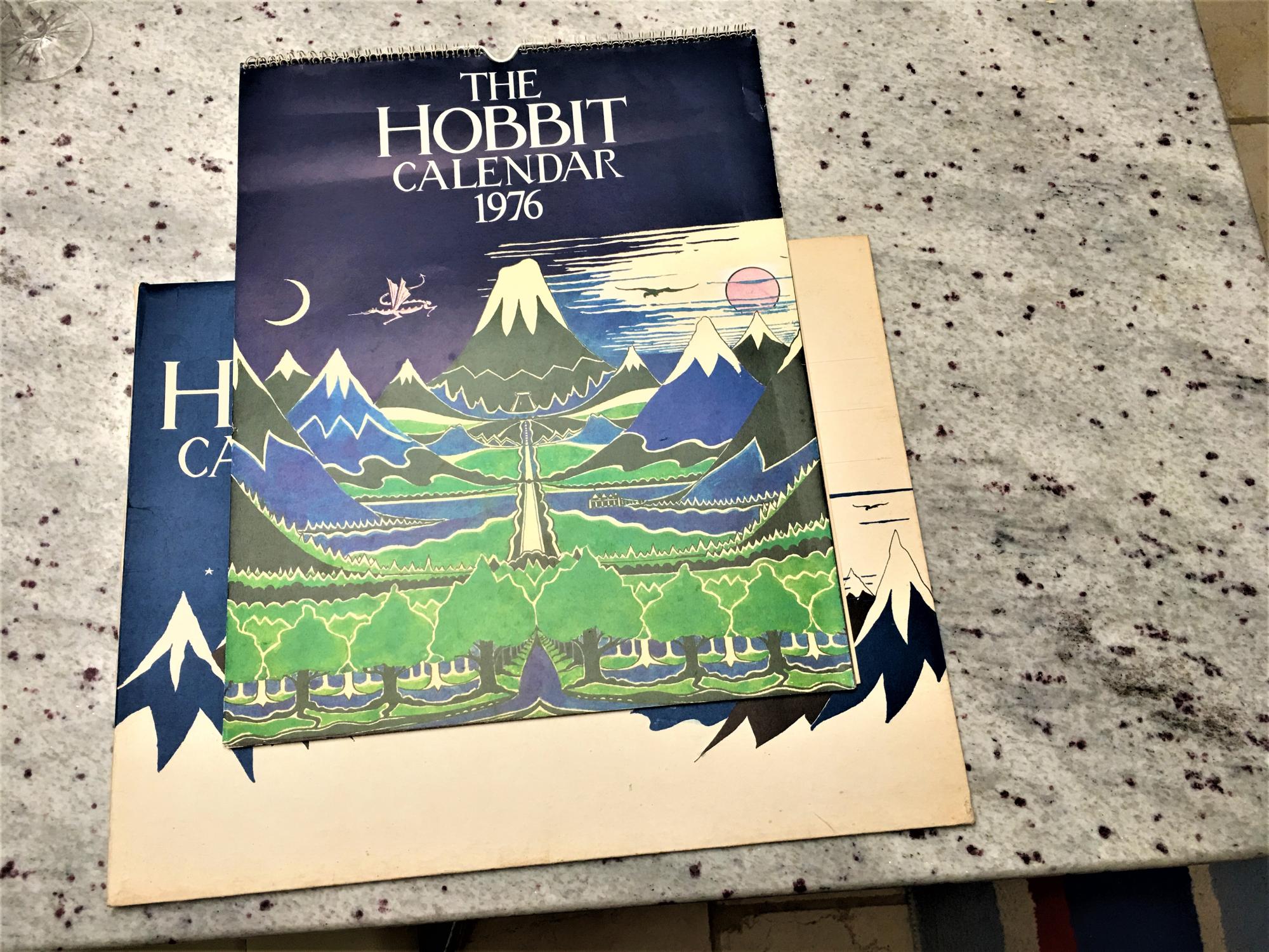 The Hobbit Calendar 1976: Very Good Card (1975) | SAVERY BOOKS
