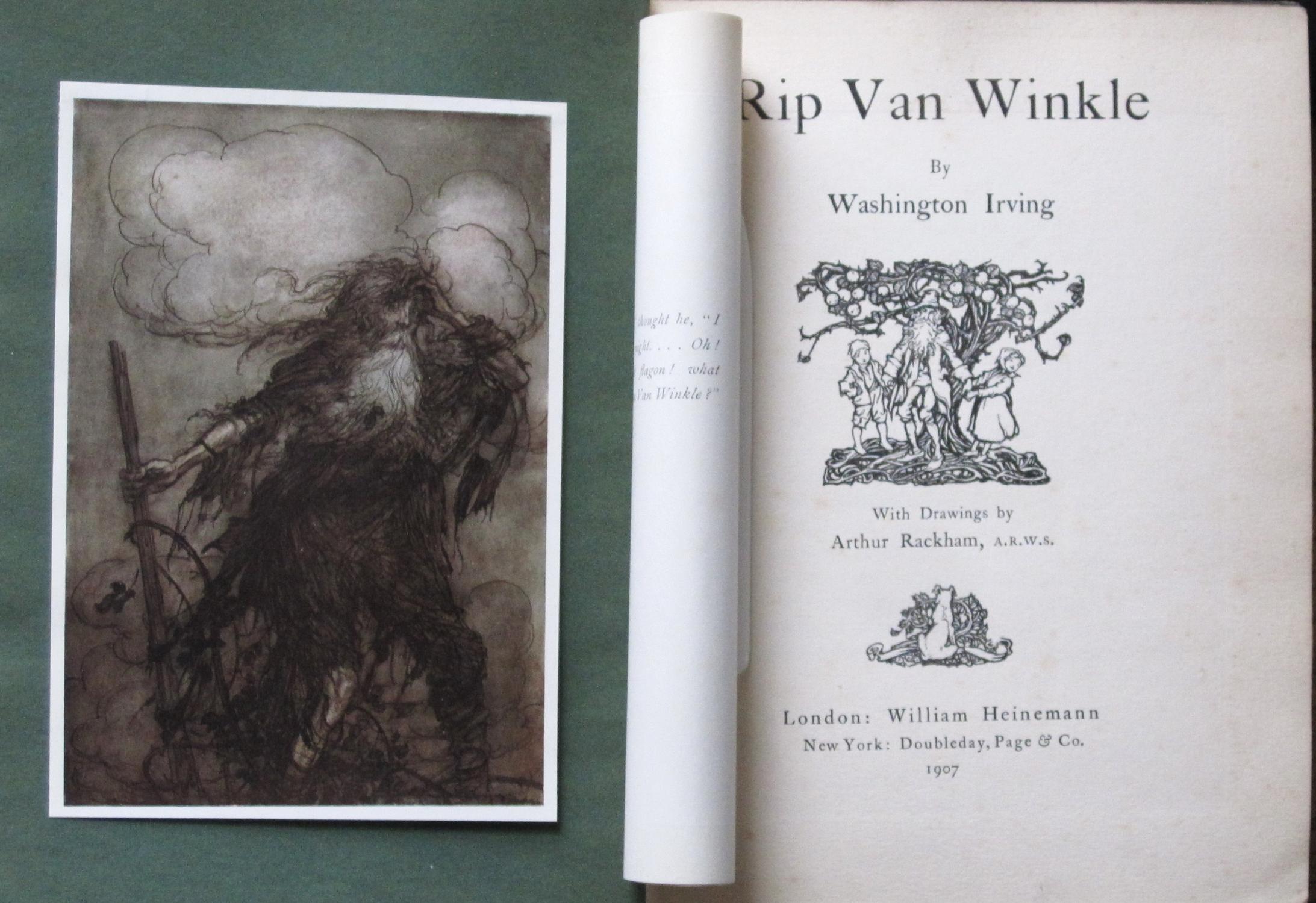 Rip Van Winkle with Drawings by Arthur Rackham by Irving, Washington ...