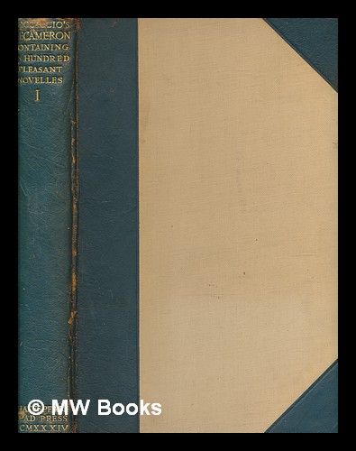 Boccaccio's Decameron. (Text prepared from that of the first English ...
