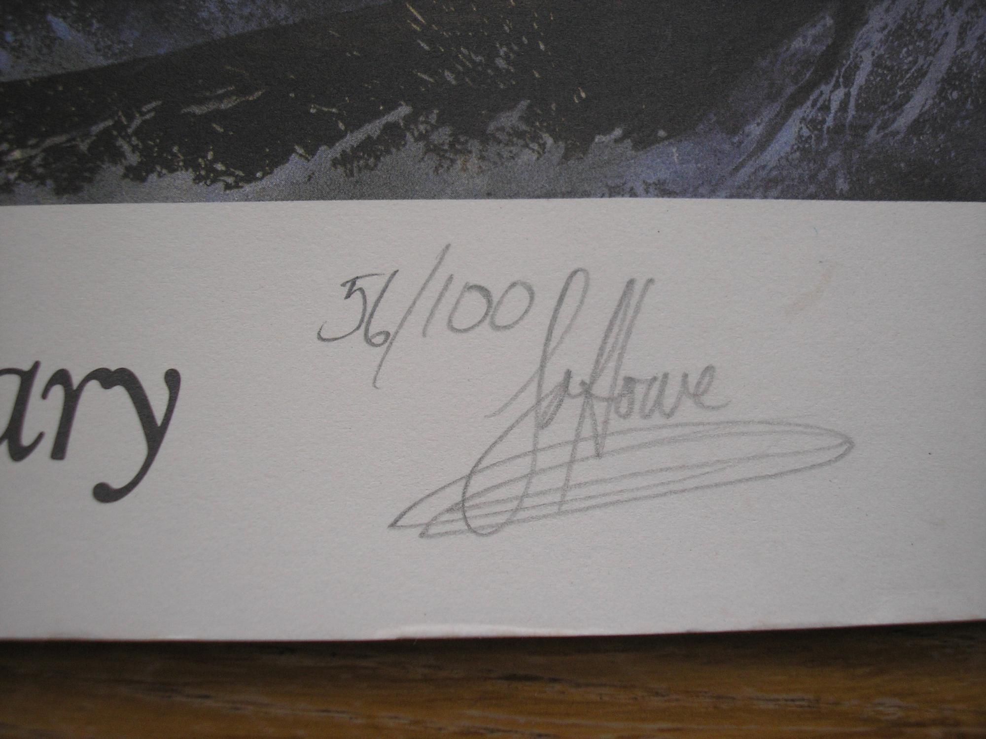 The Hobbit 50th Anniversary Limited Edition Poster, +++SIGNED+++ By ...