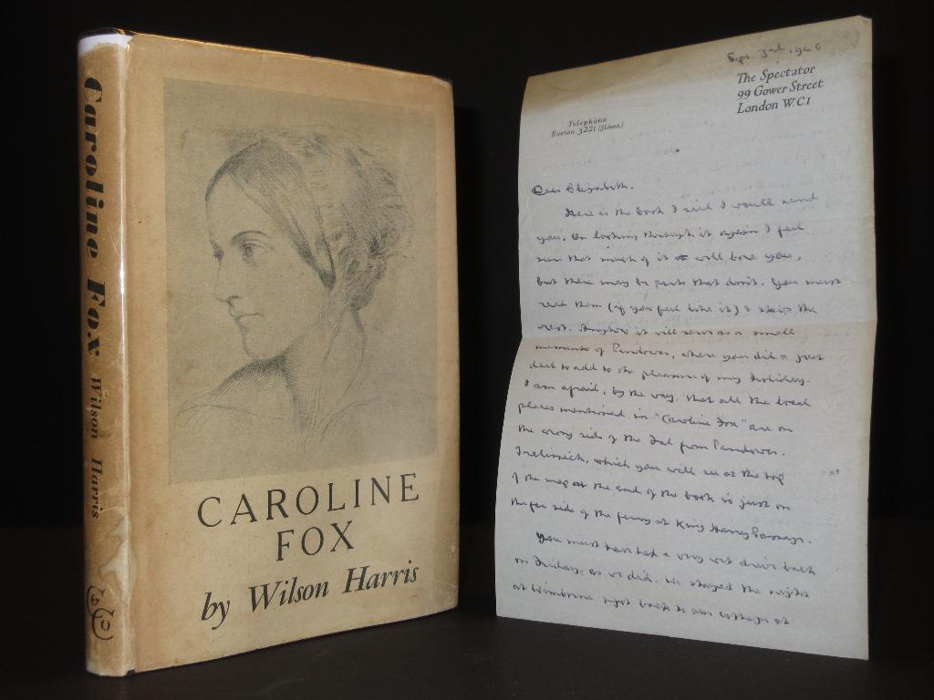 Caroline Fox [SIGNED] by Wilson Harris: Very Good Hardback. Printed ...