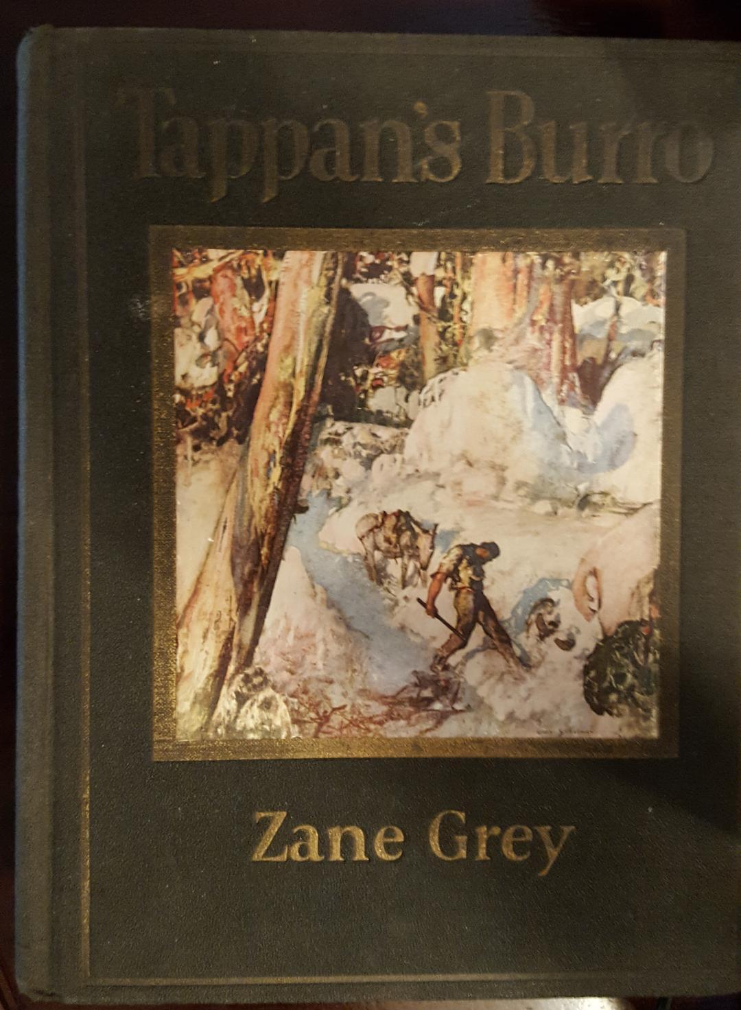 Tappan's Burro by Zane Grey: Very Good Hardcover (1923) 1st Edition ...