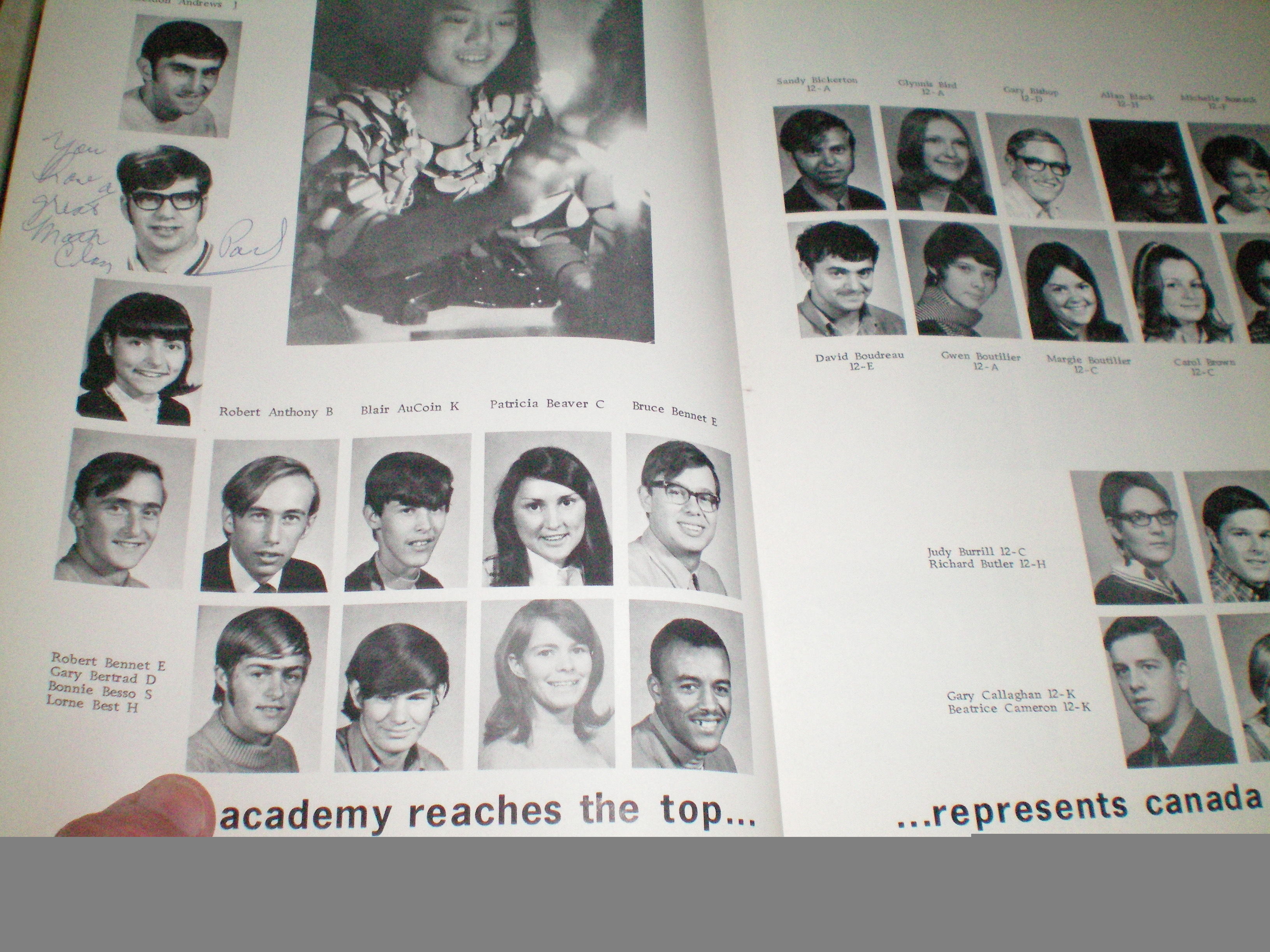 SYDNEY ACADEMY YEARBOOK 1970 RECORD de The Students of Sydney Academy ...