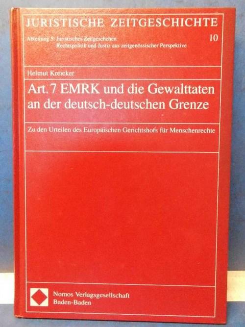 Art. 7 EMRK und die Gewalttaten an der deutsch-deutschen Grenze Zu den ...