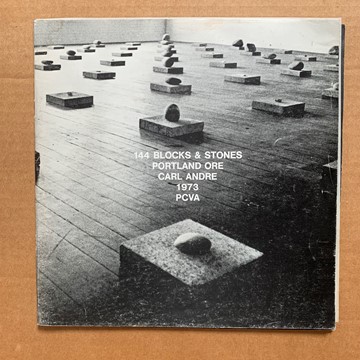 CARL ANDRE: 144 BLOCKS AND STONES (FOR ROBERT SMITHSON 1928-1973 ...
