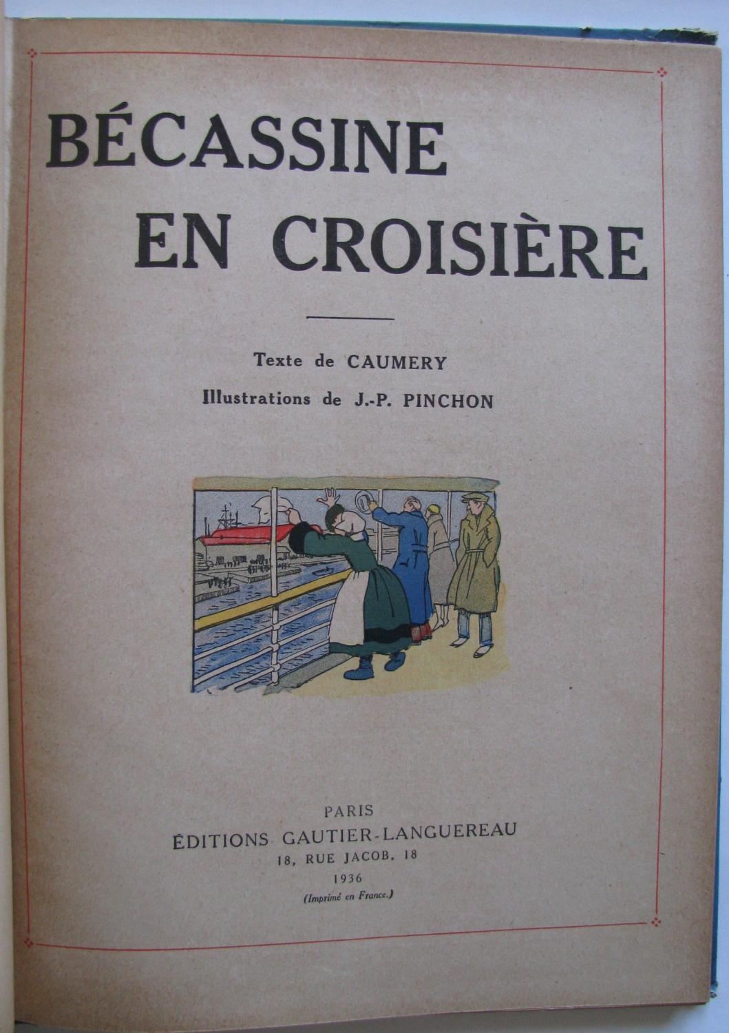 Becassine en Croisiere par Caumery [Maurice Languereau]: Very Good ...