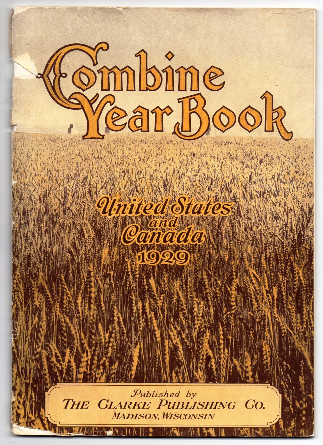 Combine Year Book, United States and Canada 1929 von The Clarke ...