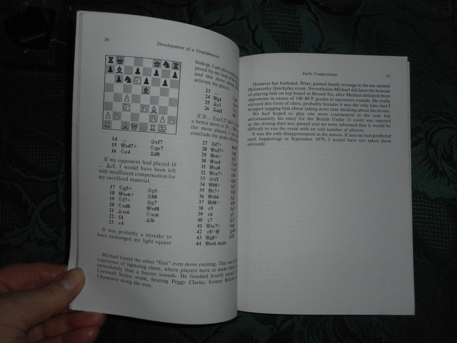 Michael Adams. Development of a Grandmaster (SIGNED Copy) by Adams ...