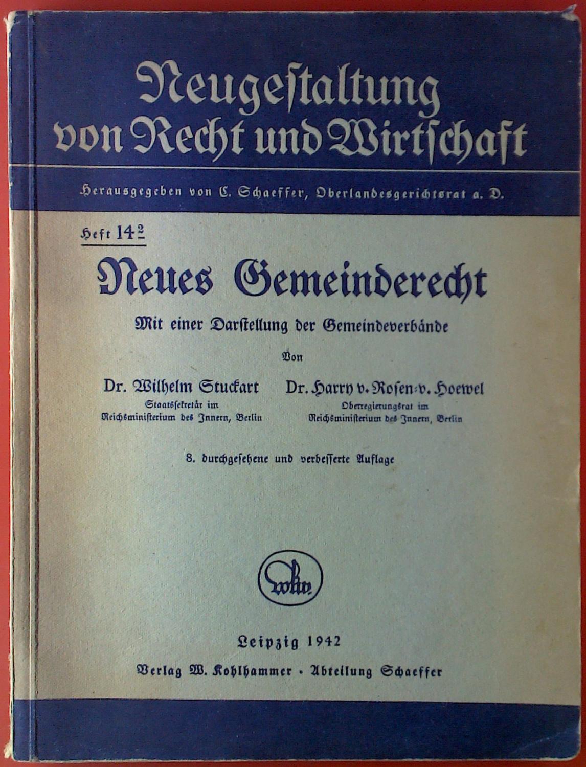 Neues Gemeindeheft 14 2 by Dr. Wilhelm Stuckart, Dr. Harry v. Rosen v ...