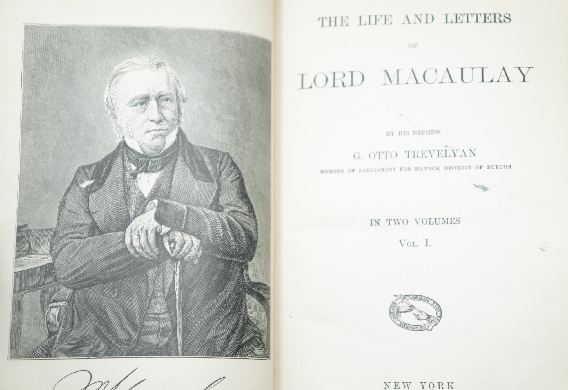 The Life and Letters of Lord Macaulay, Two Volumes in One de Trevelyan ...