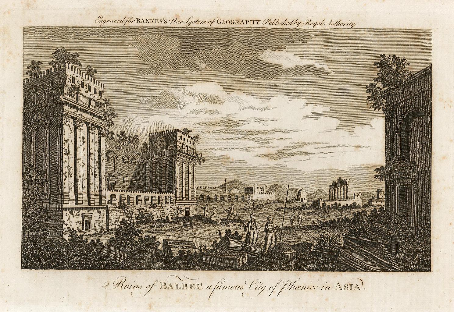 Ruins of Balbec a famous city of Phoenice in Asia by Bankers Thomas ...