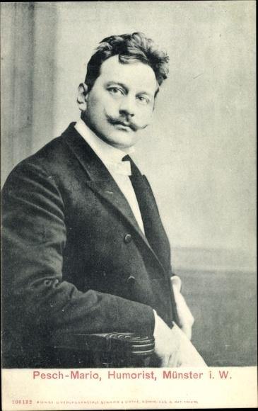 Ansichtskarte / Postkarte Münster in Westfalen, Pesch Mario, Humorist ...