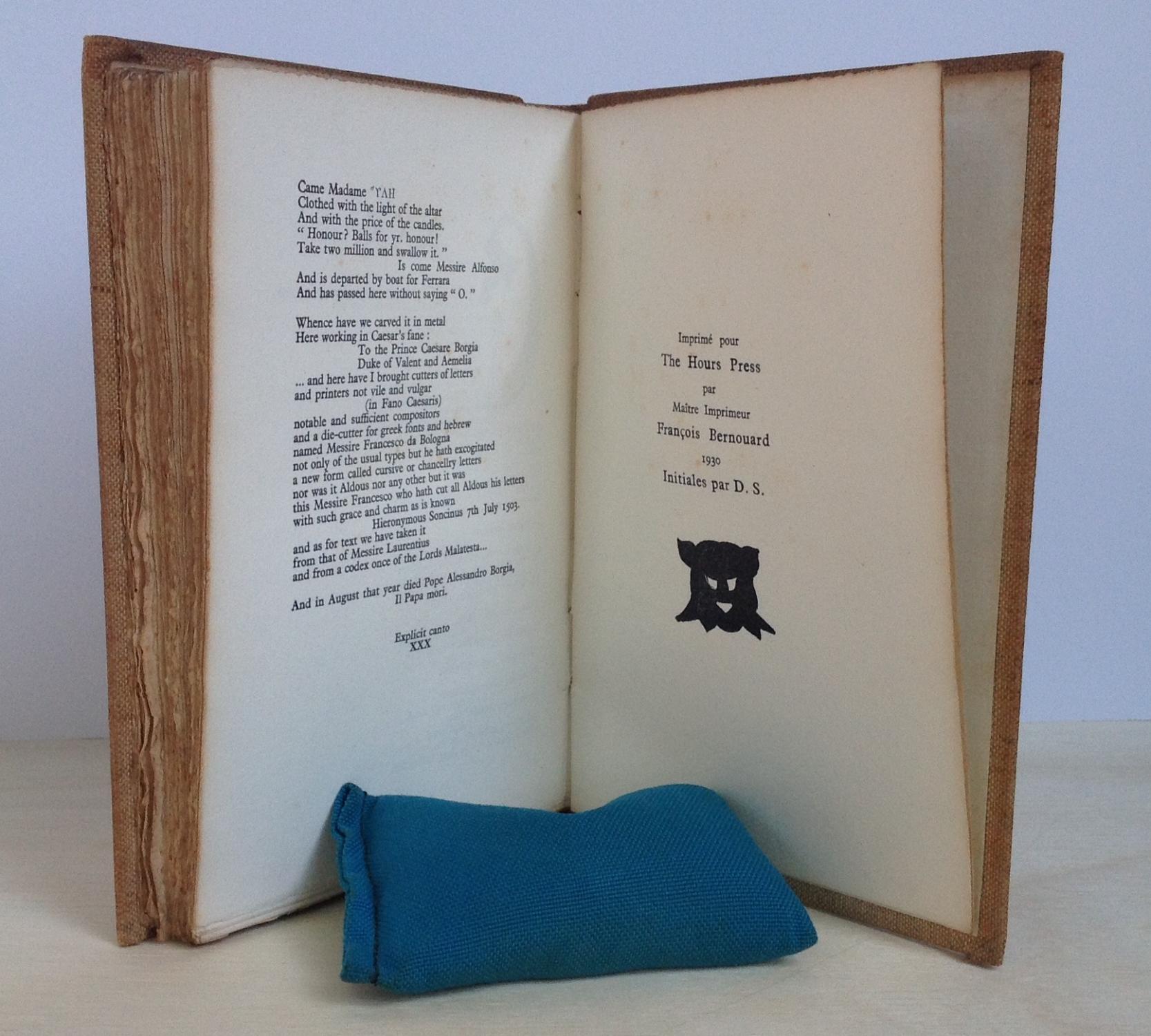 A Draft Of Xxx Cantos By Ezra Pound Jacob Bronowski Very Good