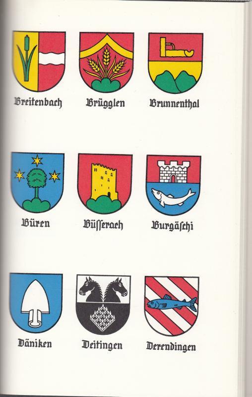 Die Wappen der Bezirke und Gemeinden des Kantons Solothurn ...