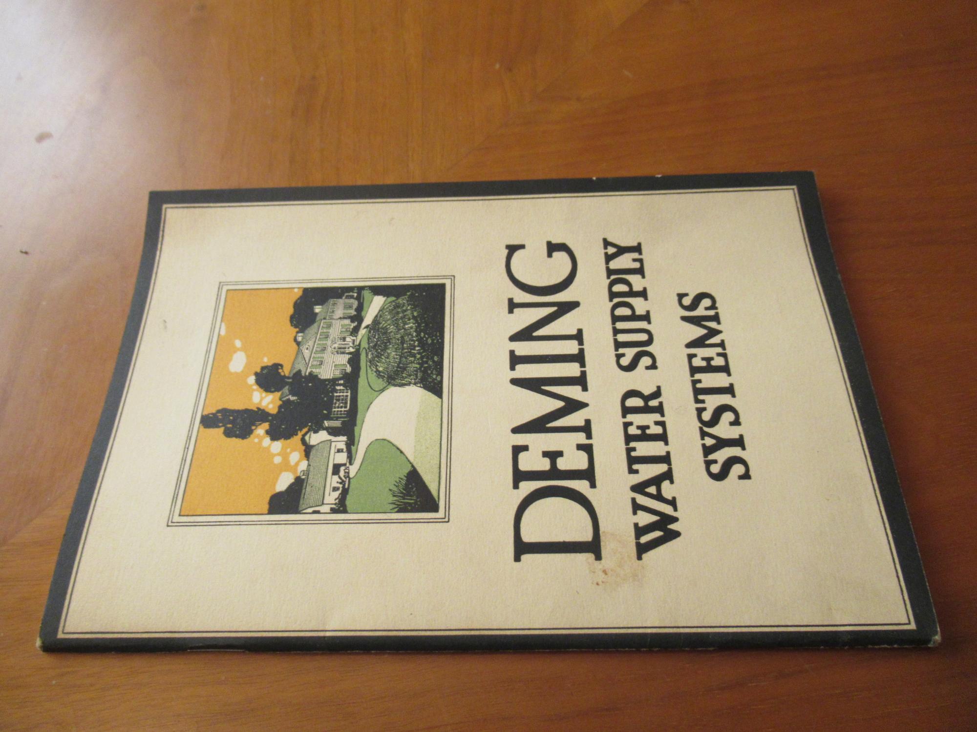 Deming Hydro-Pneumatic Water Supply Systems, For Furnishing Water Under ...