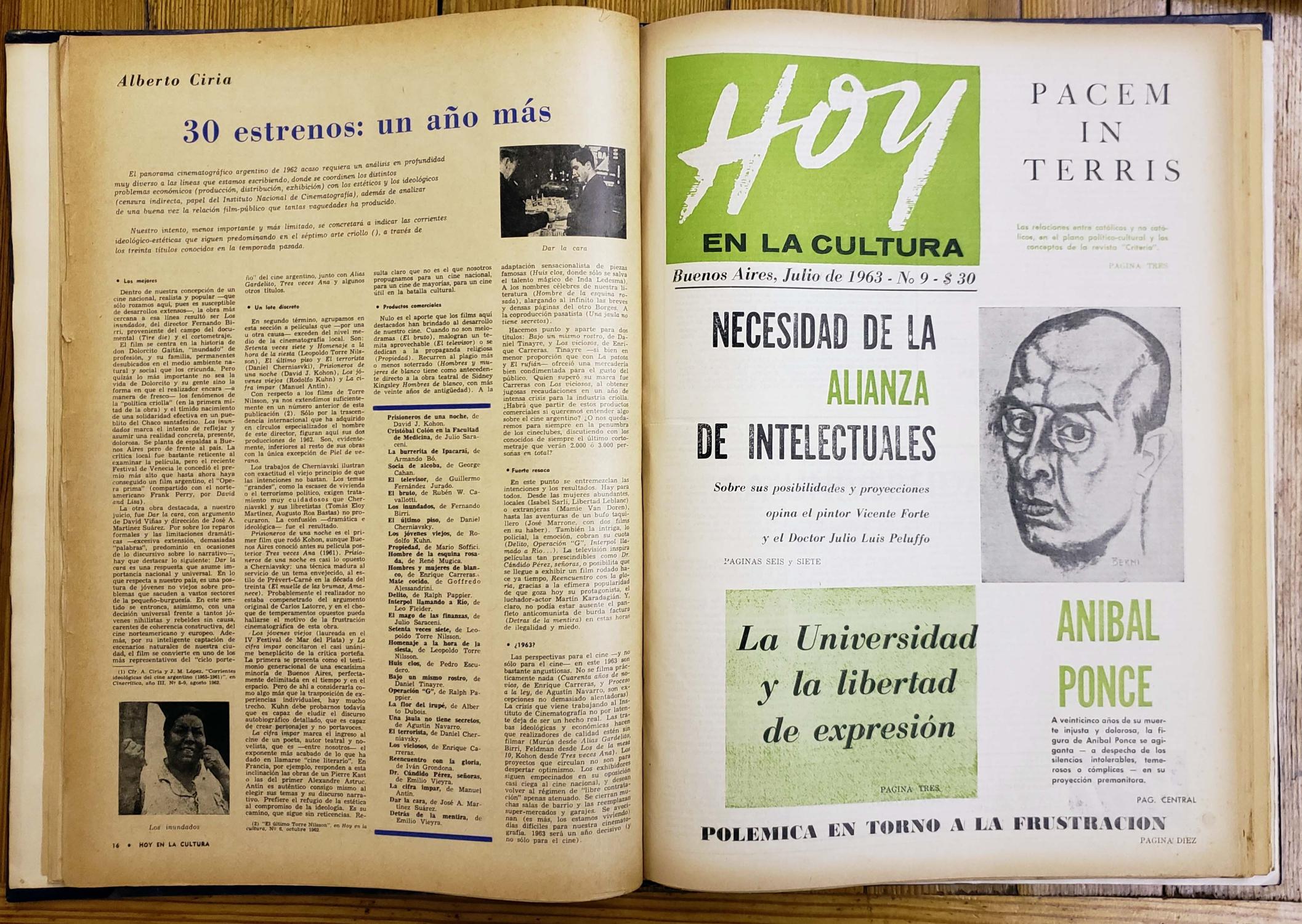 Hoy en la Cultura Revista Mensual by Pedro G. Orgambide, Raúl Larra ...
