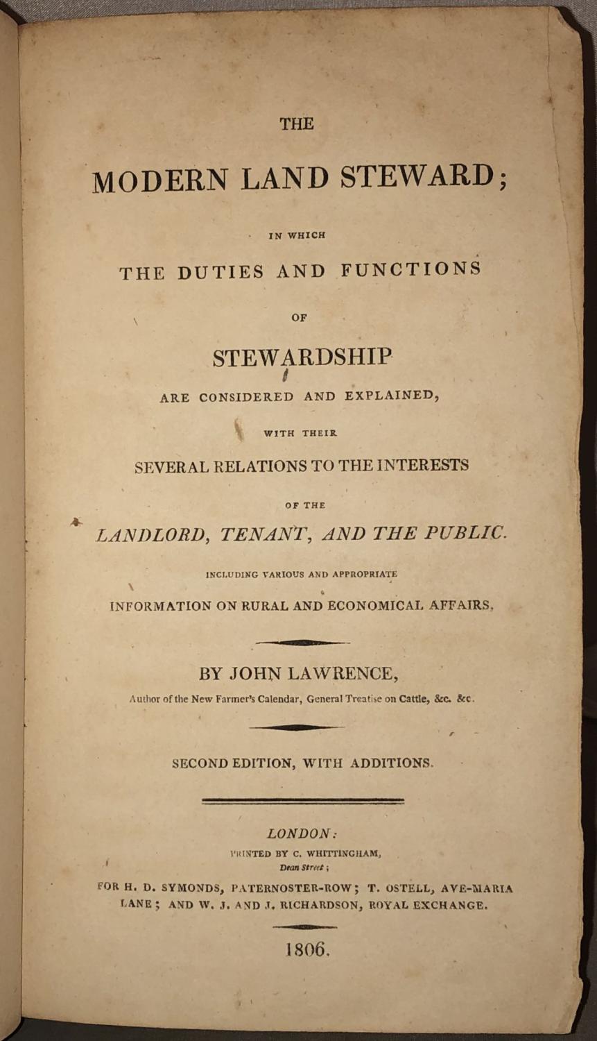 The Modern Land Steward; in Which the Duties and Functions of ...