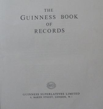 Guinness Book of Records 1964 by Guiness: Good Hardcover (1964 ...