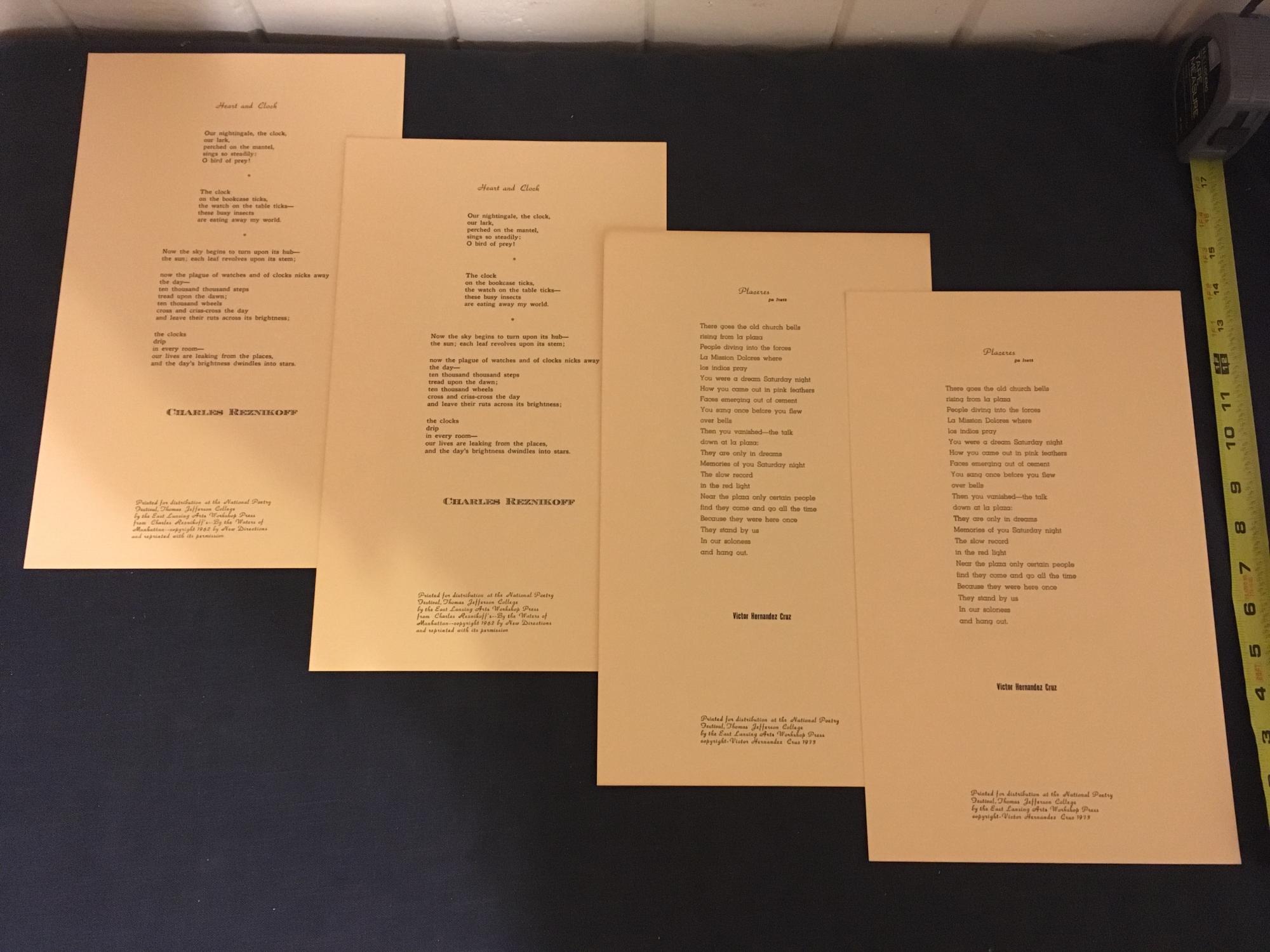 The Contract; Poem Starting With Words…; How Goes It With Time ...