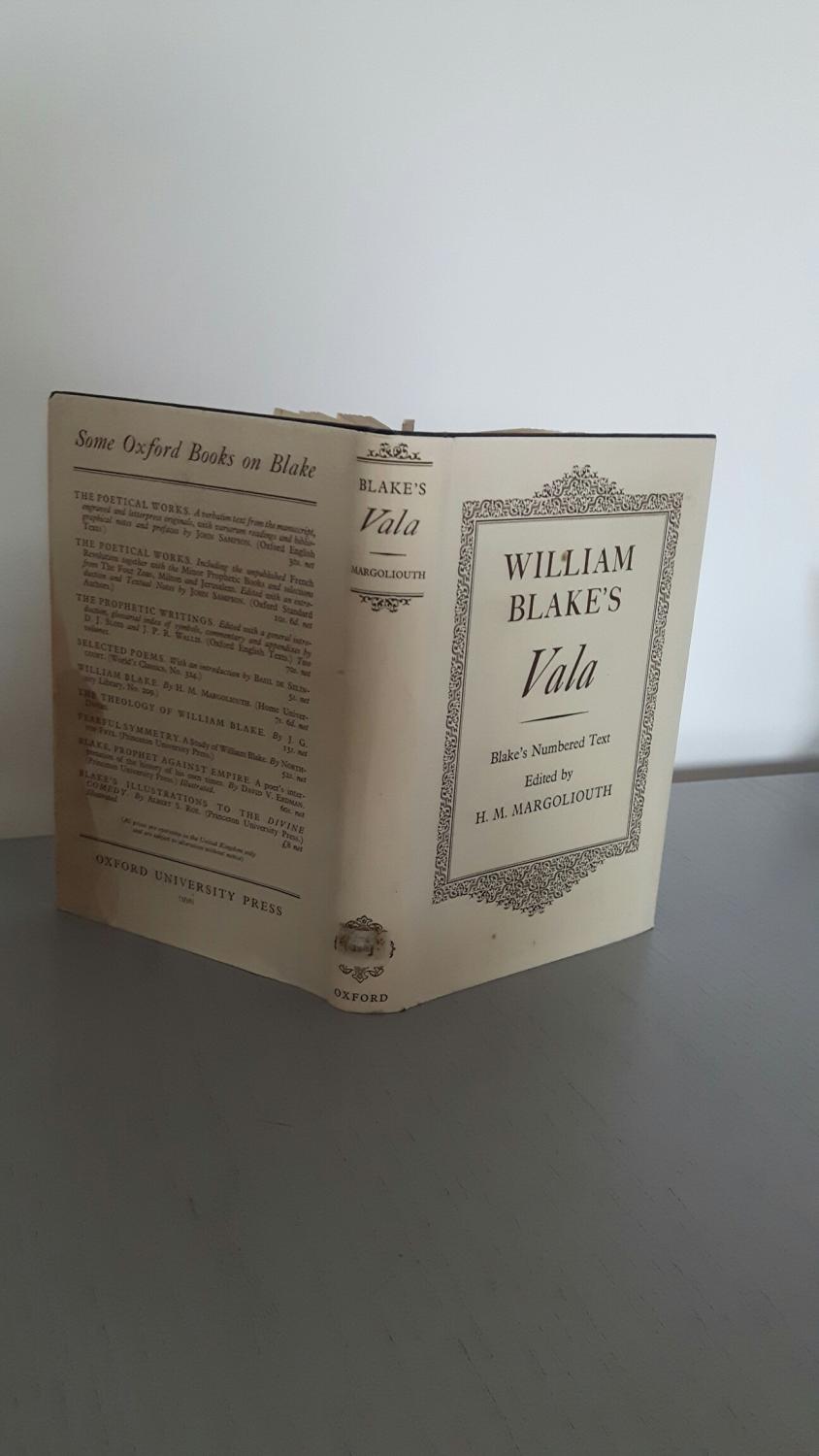 SLIA William Blake's Vala . Blake's Numbered Text edited by H.M ...