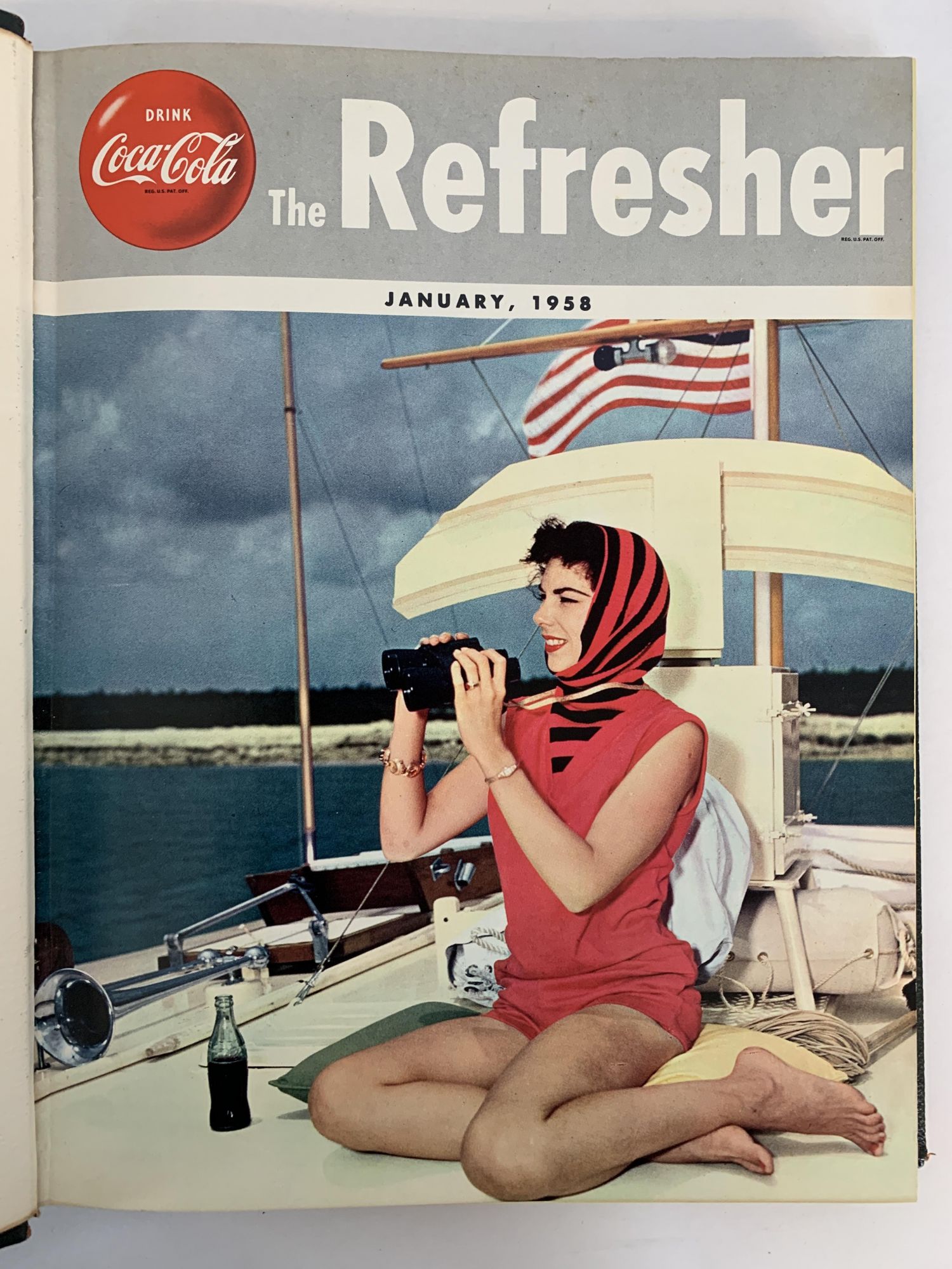 THE REFRESHER MAGAZINE OF THE COCA-COLA COMPANY (12 ISSUES, 1958) by ...
