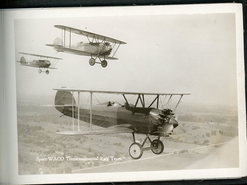 WACO ADVANCED AIRCRAFT COMPANY PHOTOGRAPH ALBUM, 1928-1929 by THE ...