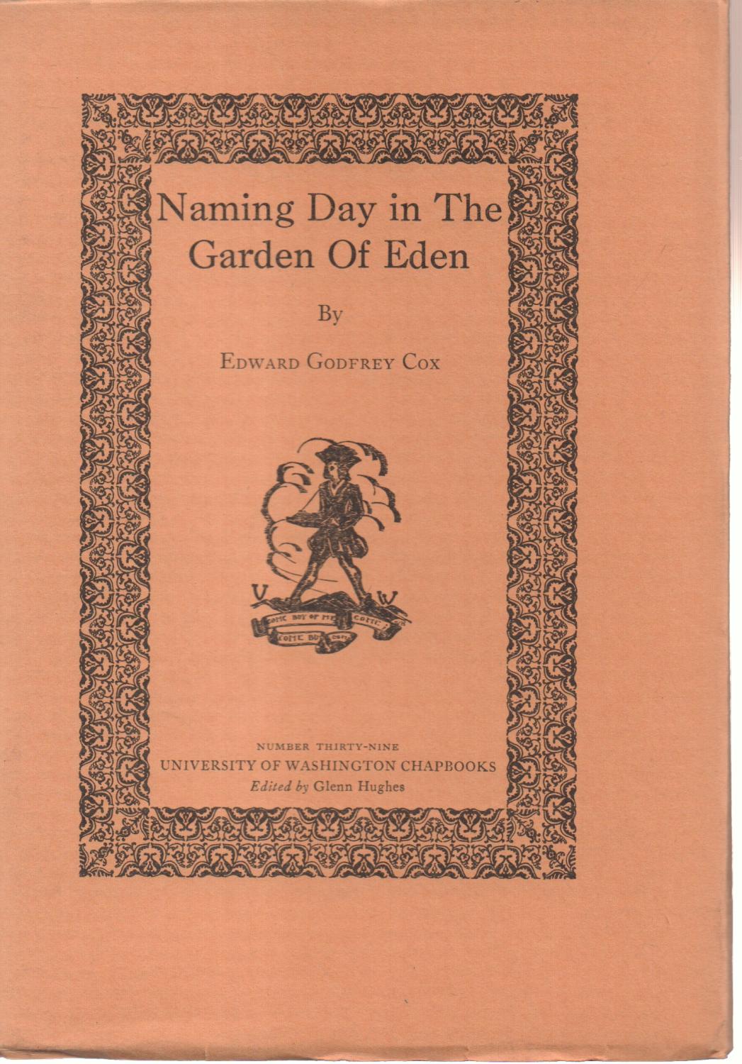 Naming Day in the Garden of Eden by Cox, Edward Godfrey: Very Good ...