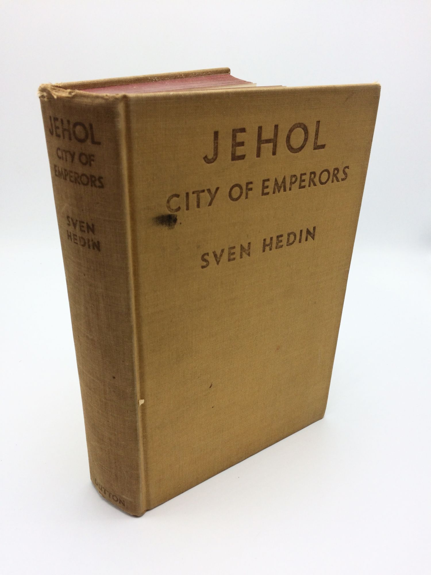 Jehol City Of Emperors by Sven Hedin: Fair Hardcover (1933) First ...