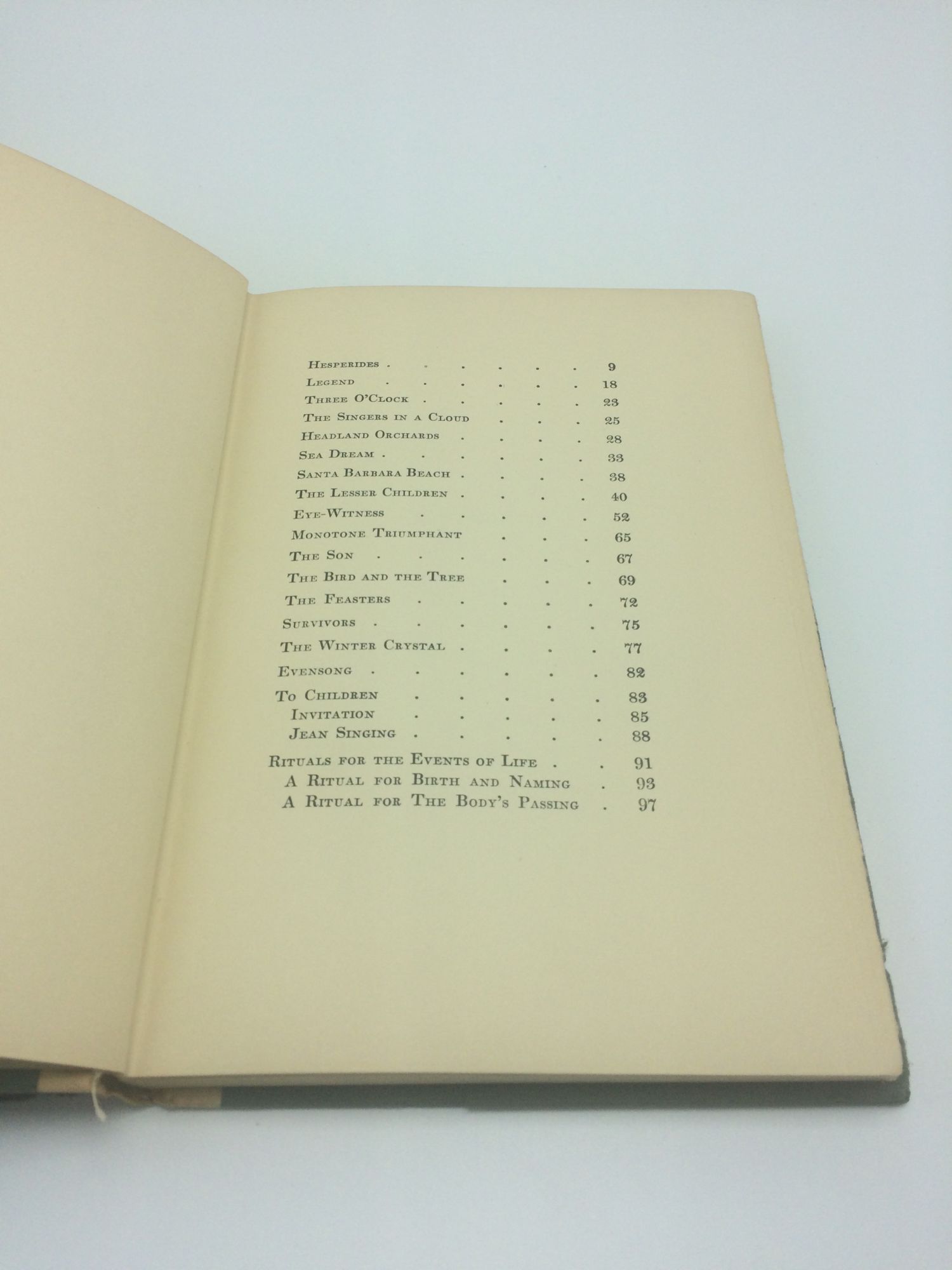 Hesperides by Ridgely Torrence: Fair Hardcover (1925) First ...