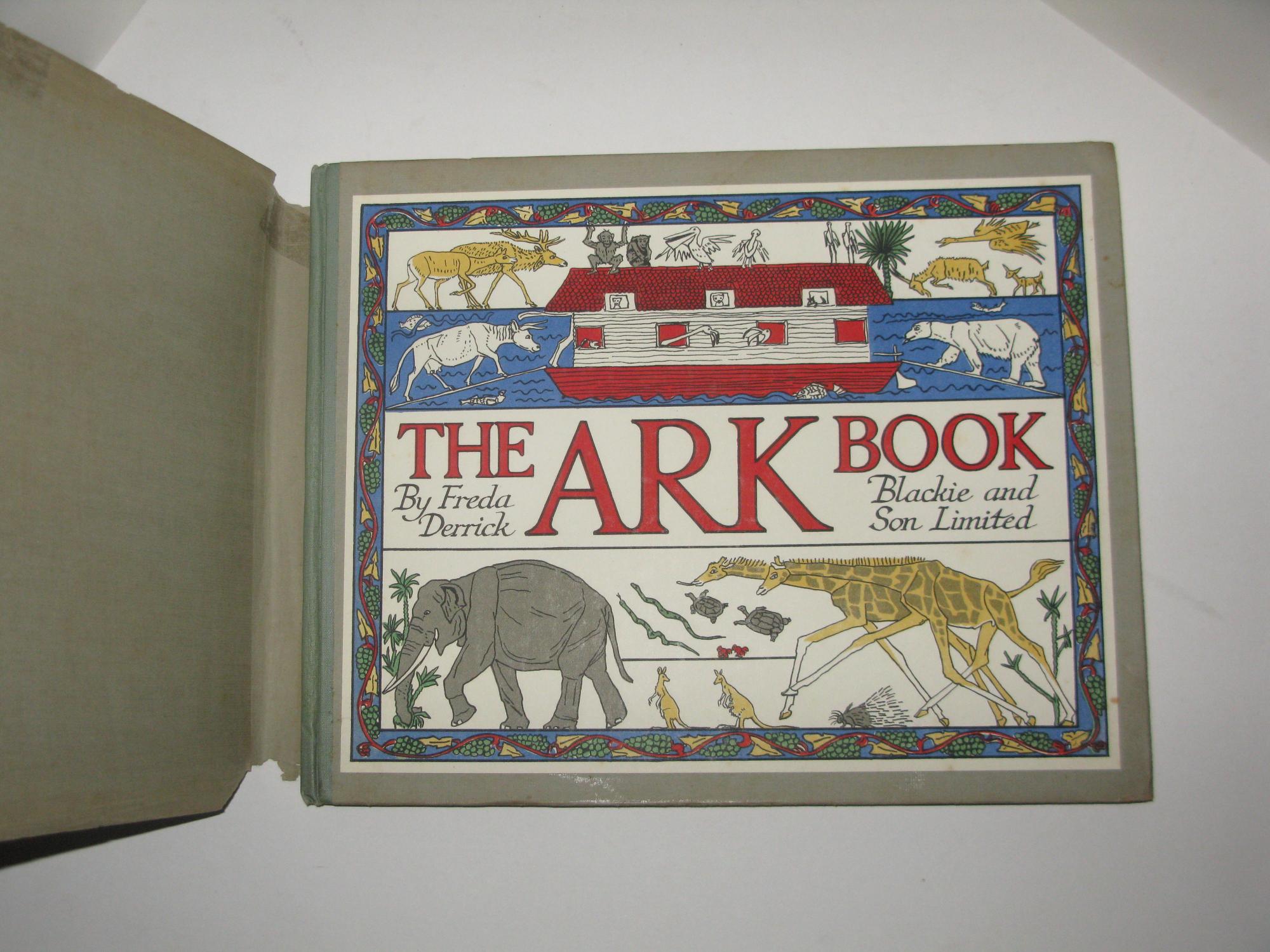 The Ark Book by Freda Derrick: Very Good Hardcover (1920) 1st Edition ...