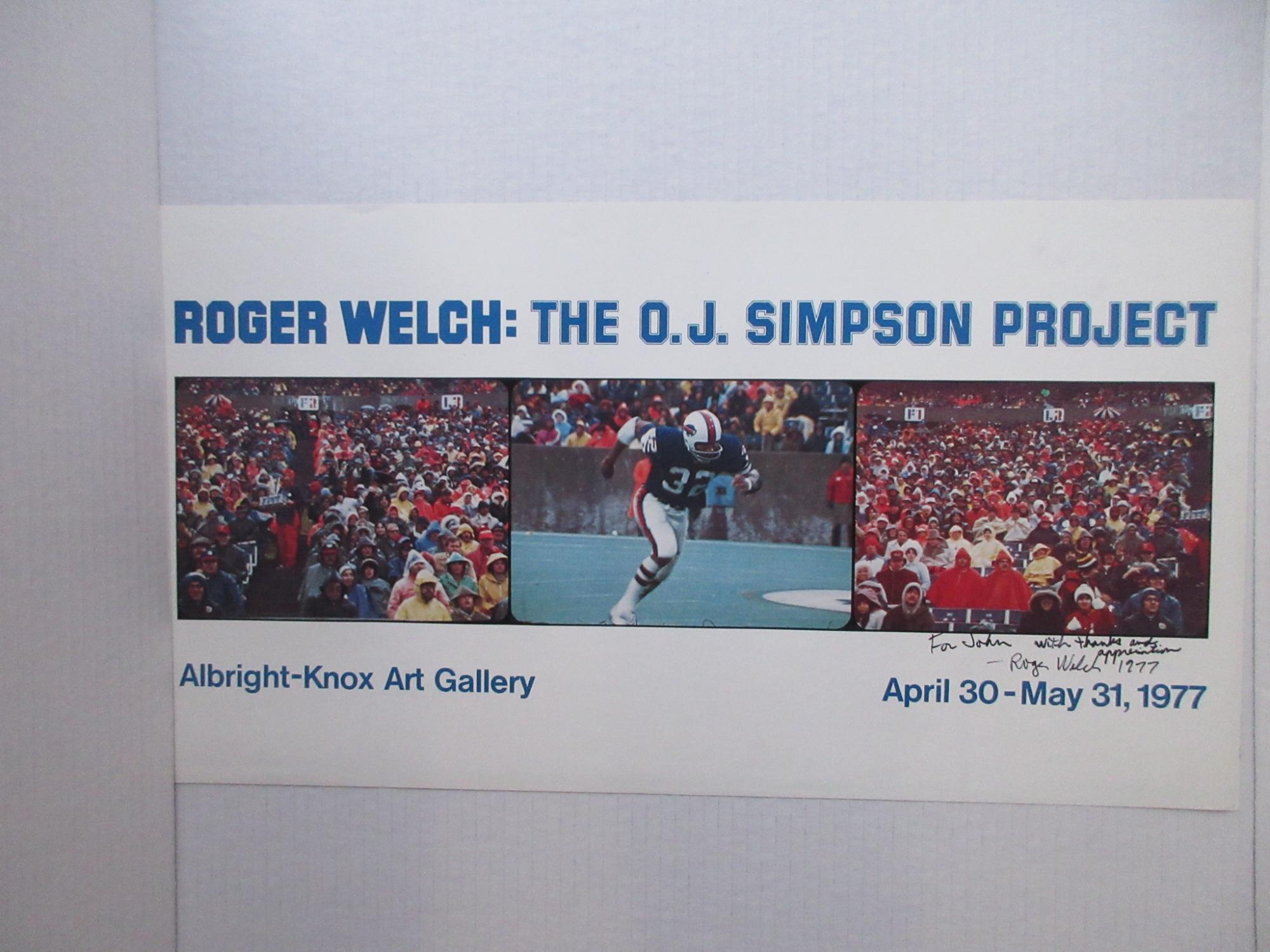 Roger Welch The O.J. Simpson Project 1977 (signed by artist) by Welch ...