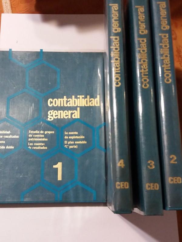 Contabilidad general. 4 tomos: Bueno | Libros Ambigú