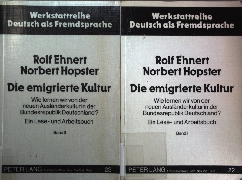 Die emigrierte Kultur: wie lernen wir von der neuen Ausländerkultur in ...