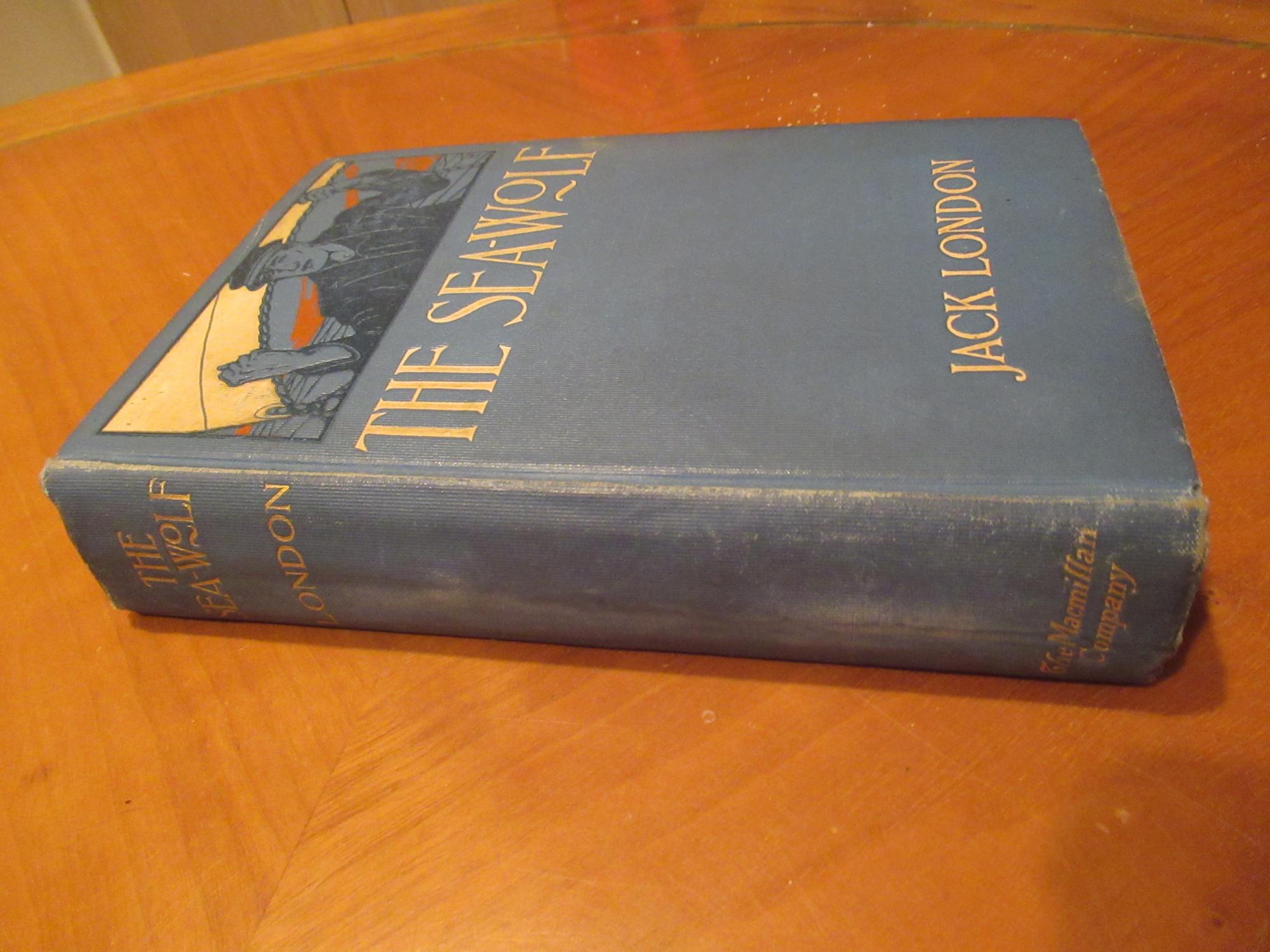 The Sea-Wolf (Spine With Gilt Lettering) by London, Jack, Plates By W J ...