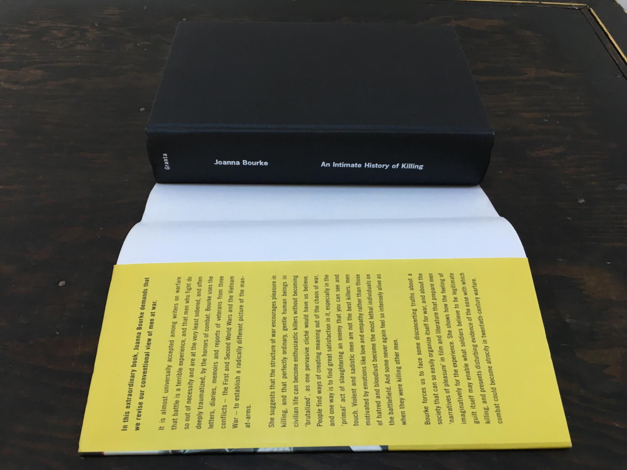 An Intimate History of Killing Face-To-face Killing in Twentieth ...