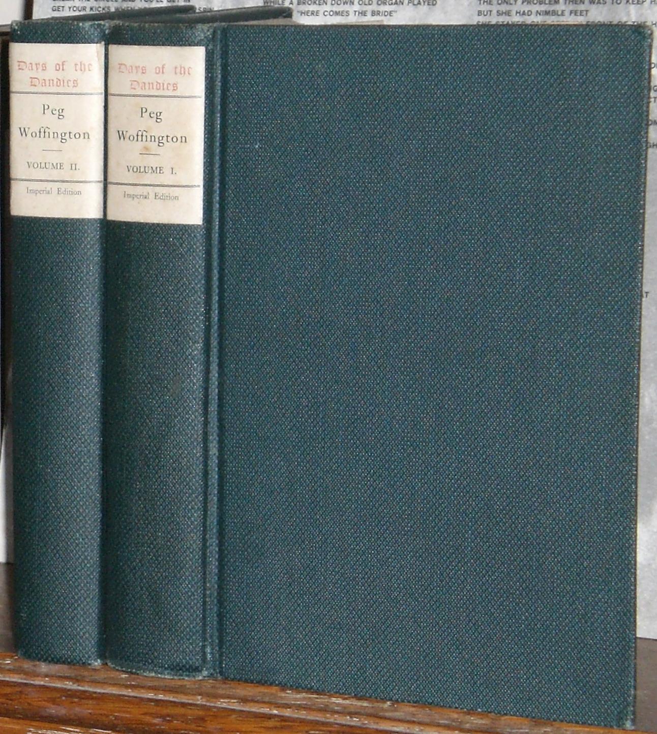 Peg Woffington. [In Two Volumes. Volume II contains a reprint of Percy ...
